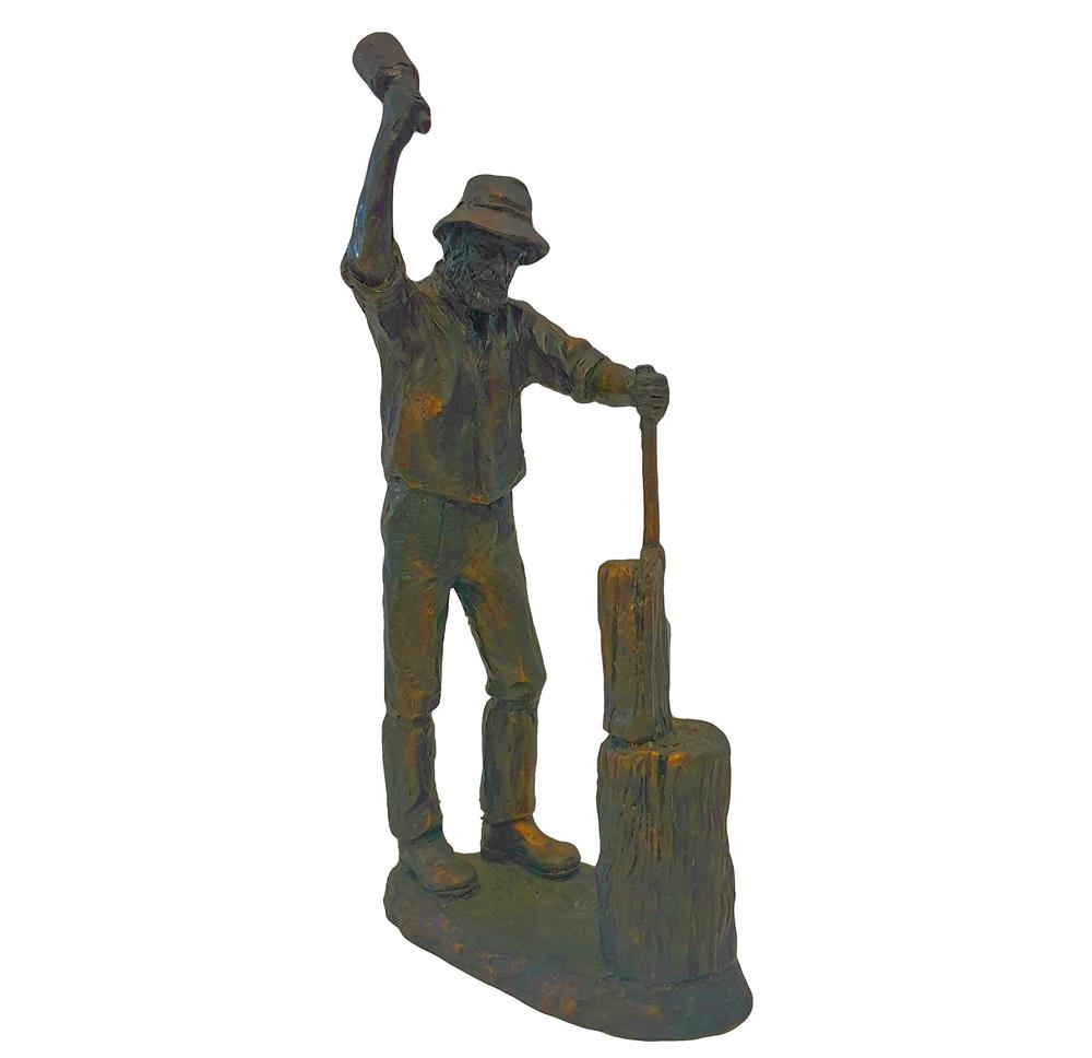 Anna & George Holan | The Shingle Cutter (1985) | MutualArt