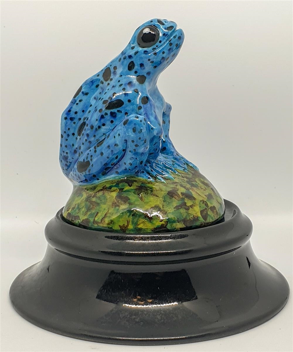 David Lyons | Harcourt Pottery - Blue Form Dyeing Poison Dart Frog ...