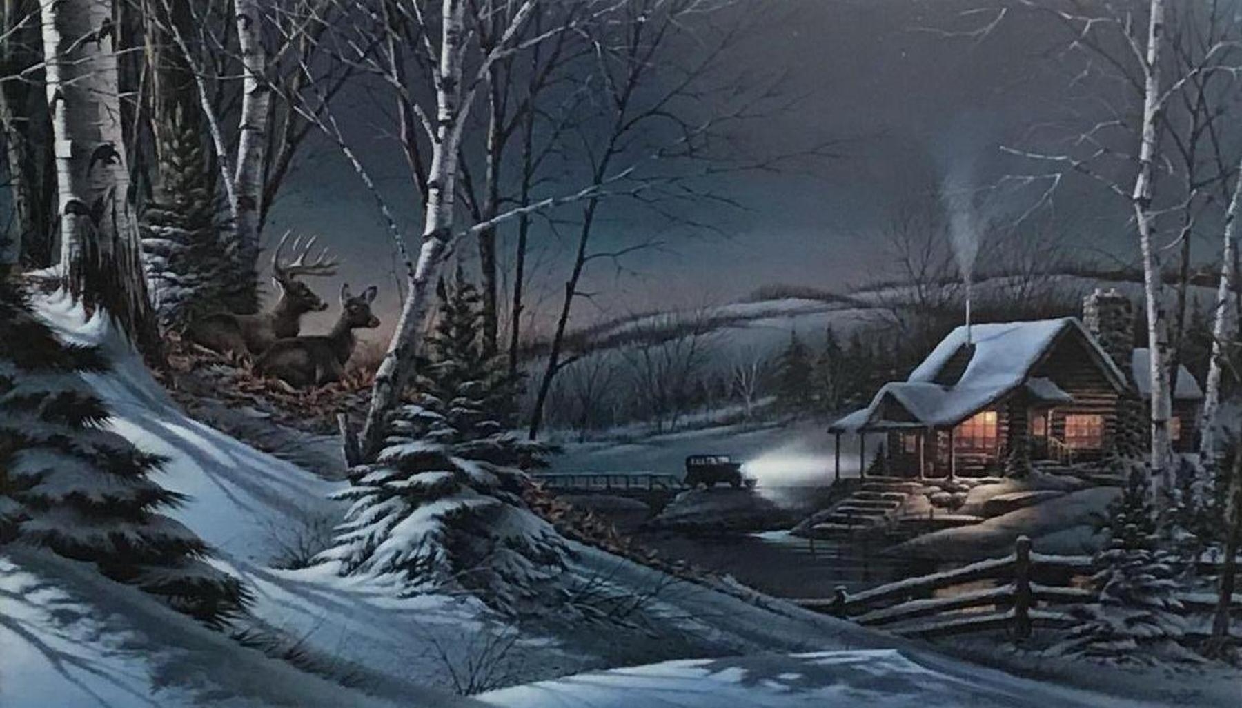 Terry Redlin | Evening with Friends | MutualArt