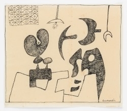 Lucebert | Mechanical figure (1951) | MutualArt