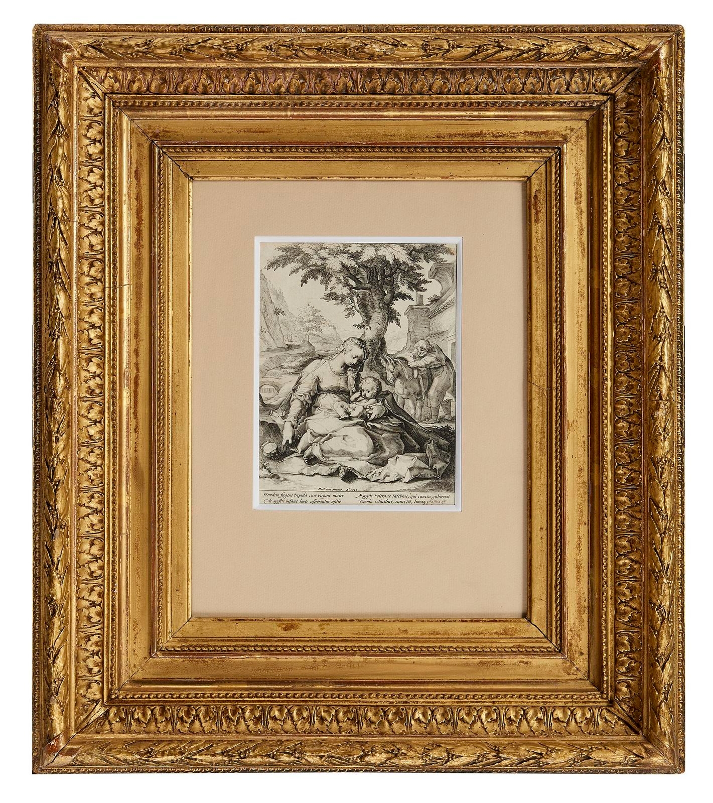 Jacob Matham | La fuite en Egypte (1589) | MutualArt