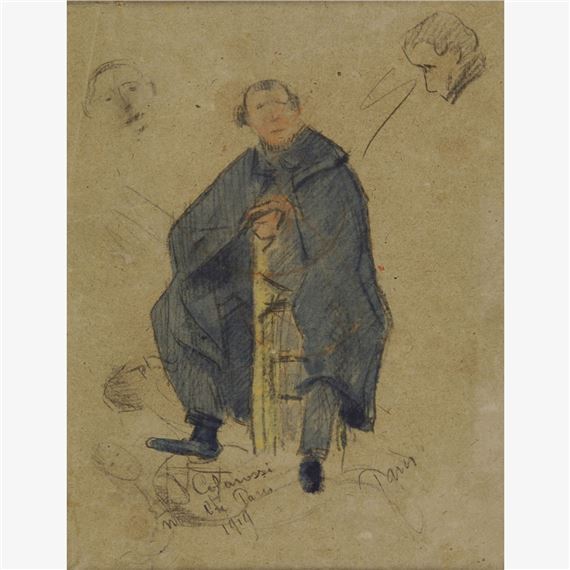 Gustave Loiseau | Portrait de Filippo Colarossi (sculpteur italien ...