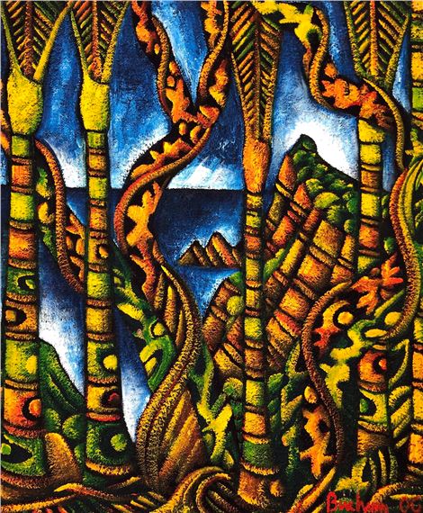 Dean Buchanan | VIEW THROUGH THE NIKAU'S (2006) | MutualArt