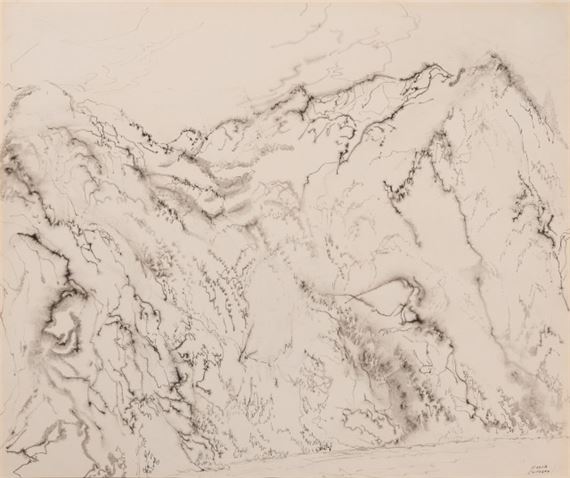 Kenneth Callahan | Mountain Landscape (1944) | MutualArt