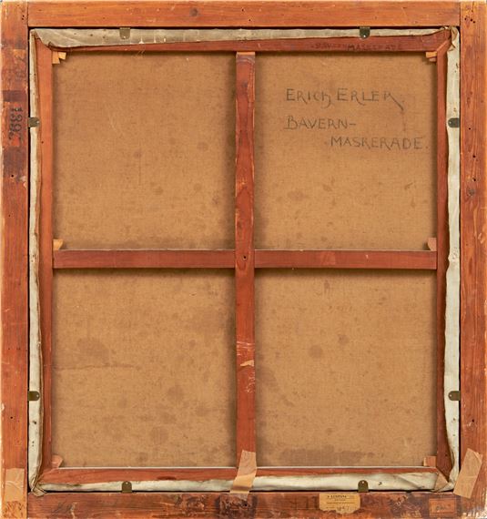 Erich Erler-Samaden | Die Bauernmaskerade (1914) | MutualArt