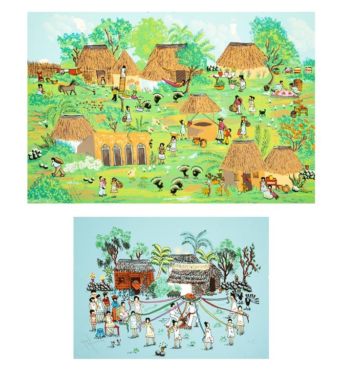 Merle Reivich | Two works: Lote de 2 obras gráficas (1984) | MutualArt