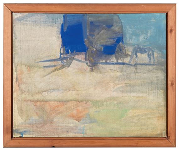 Siegfried Anzinger | Karren-Bild | MutualArt