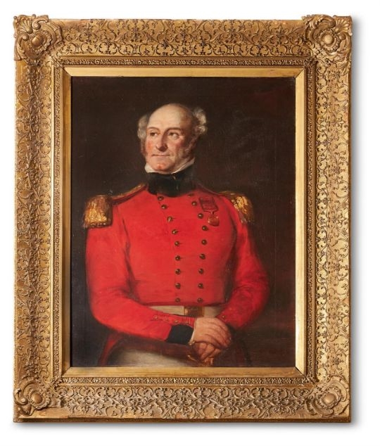 British School, 19th Century | Portrait of an officer | MutualArt
