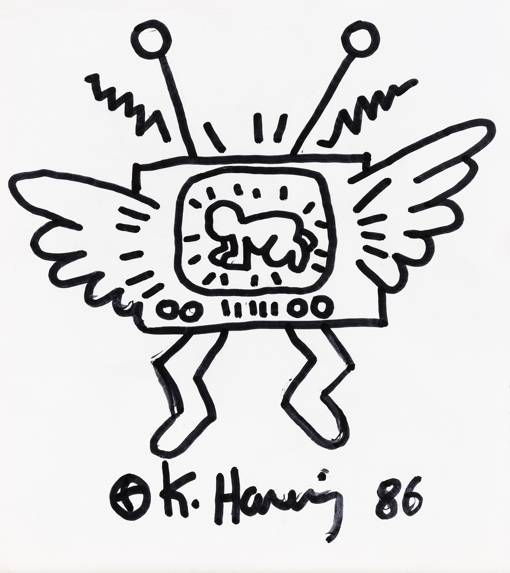 Keith Haring Angel