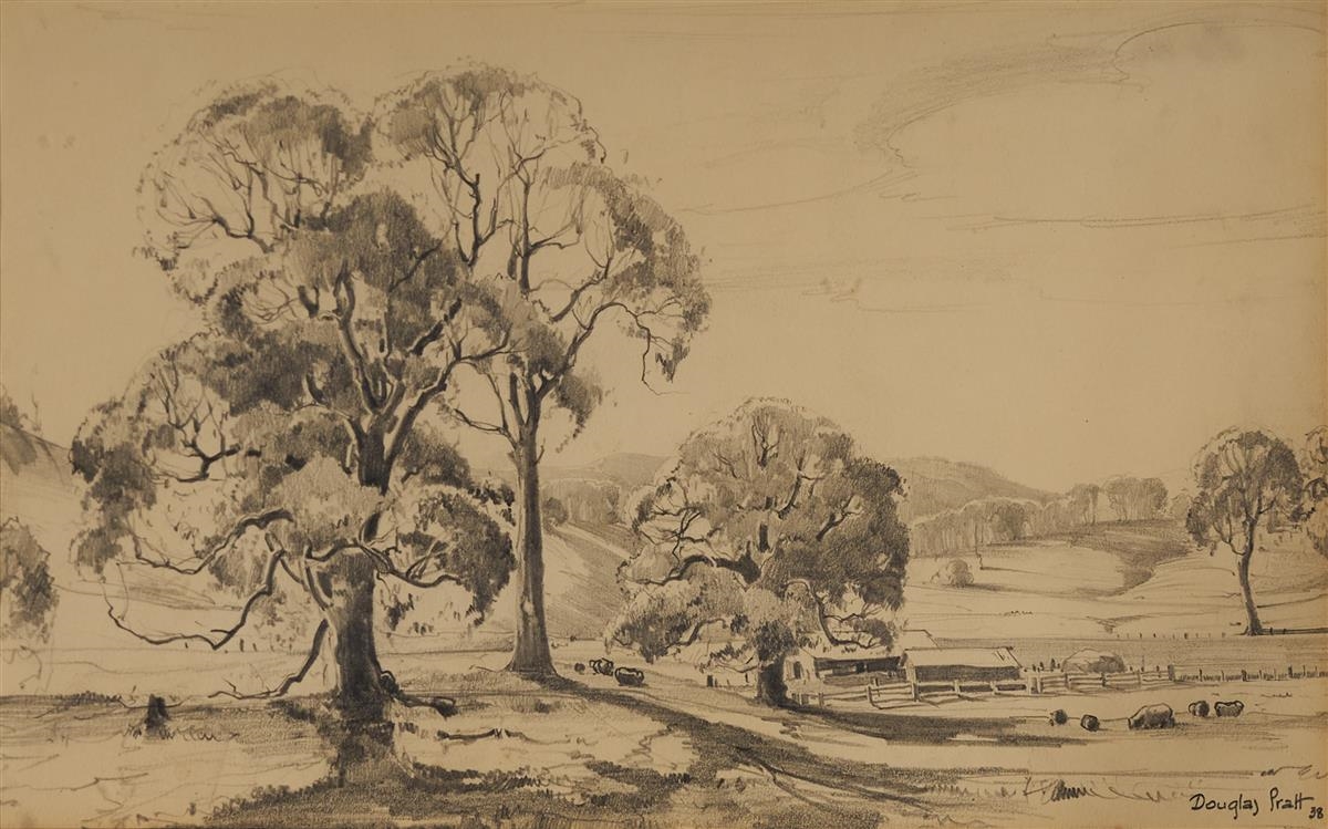 Douglas Pratt | Farmstead (1938) | MutualArt
