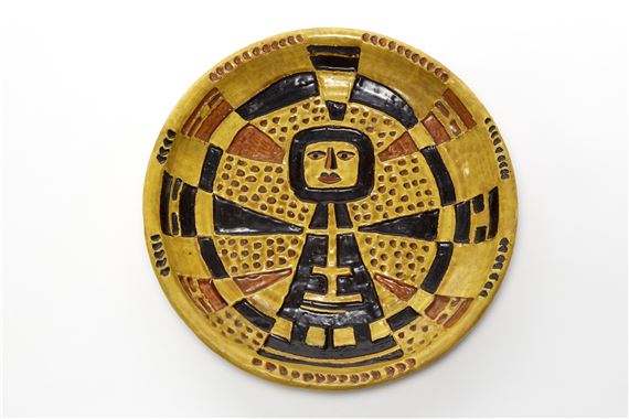 Rolando Hettner | Decorative enameled plate (1950s - 1960s) | MutualArt