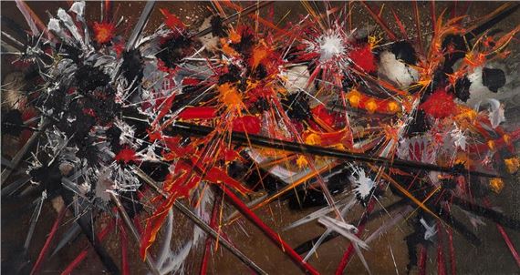 Georges Mathieu | Et les siècles obscurs devant moi se découvrent (1986 ...