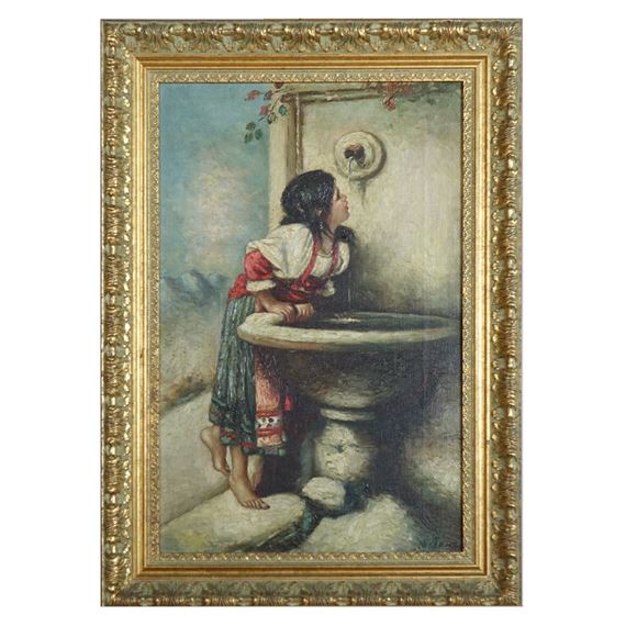 Nicholas Lenz | Rebecca at the Well | MutualArt