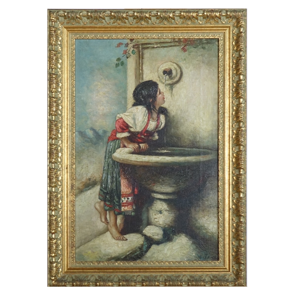 Nicholas Lenz | Rebecca at the Well | MutualArt