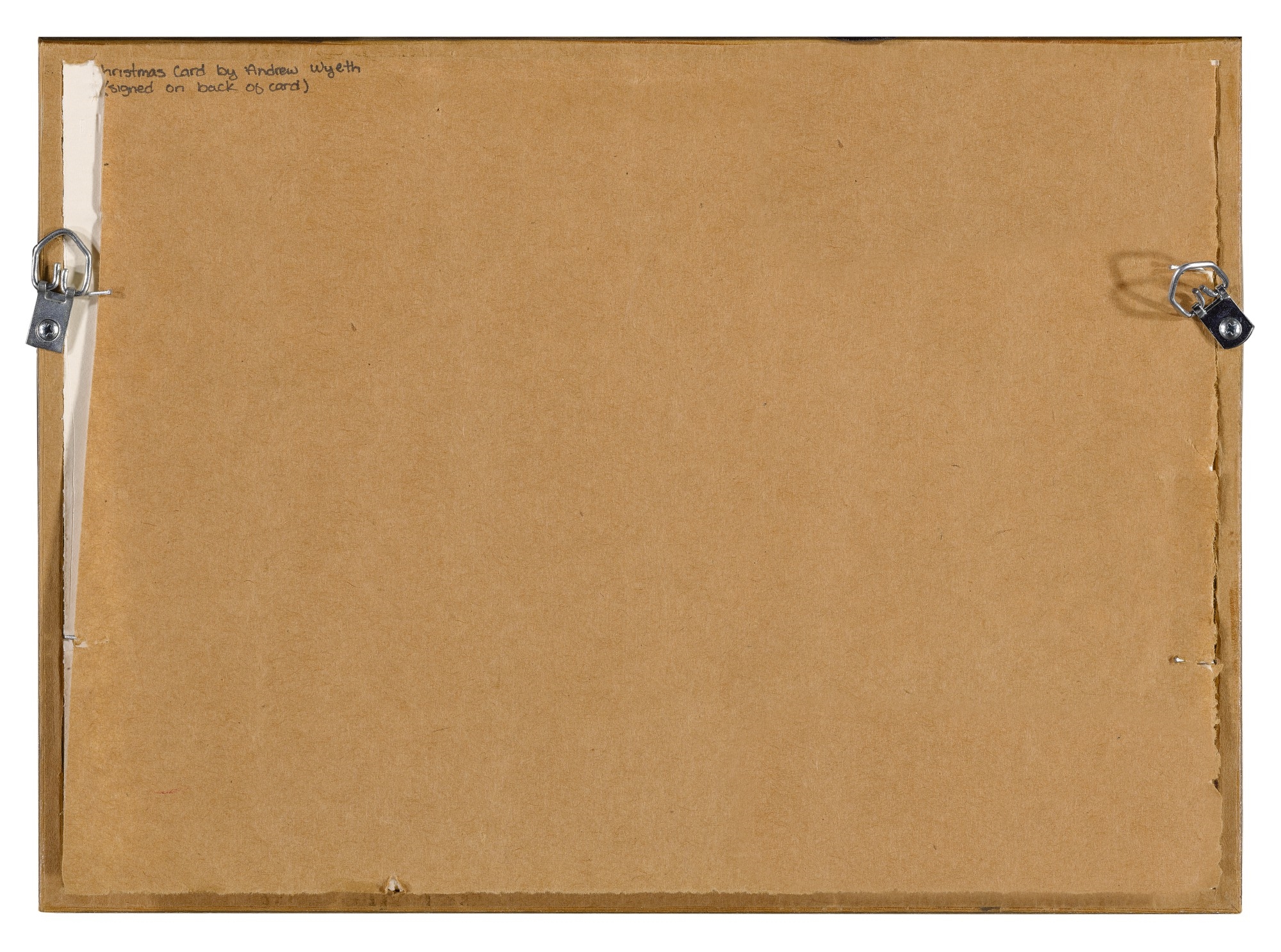 Andrew Wyeth | Christmas is Here: A Christmas Card | MutualArt