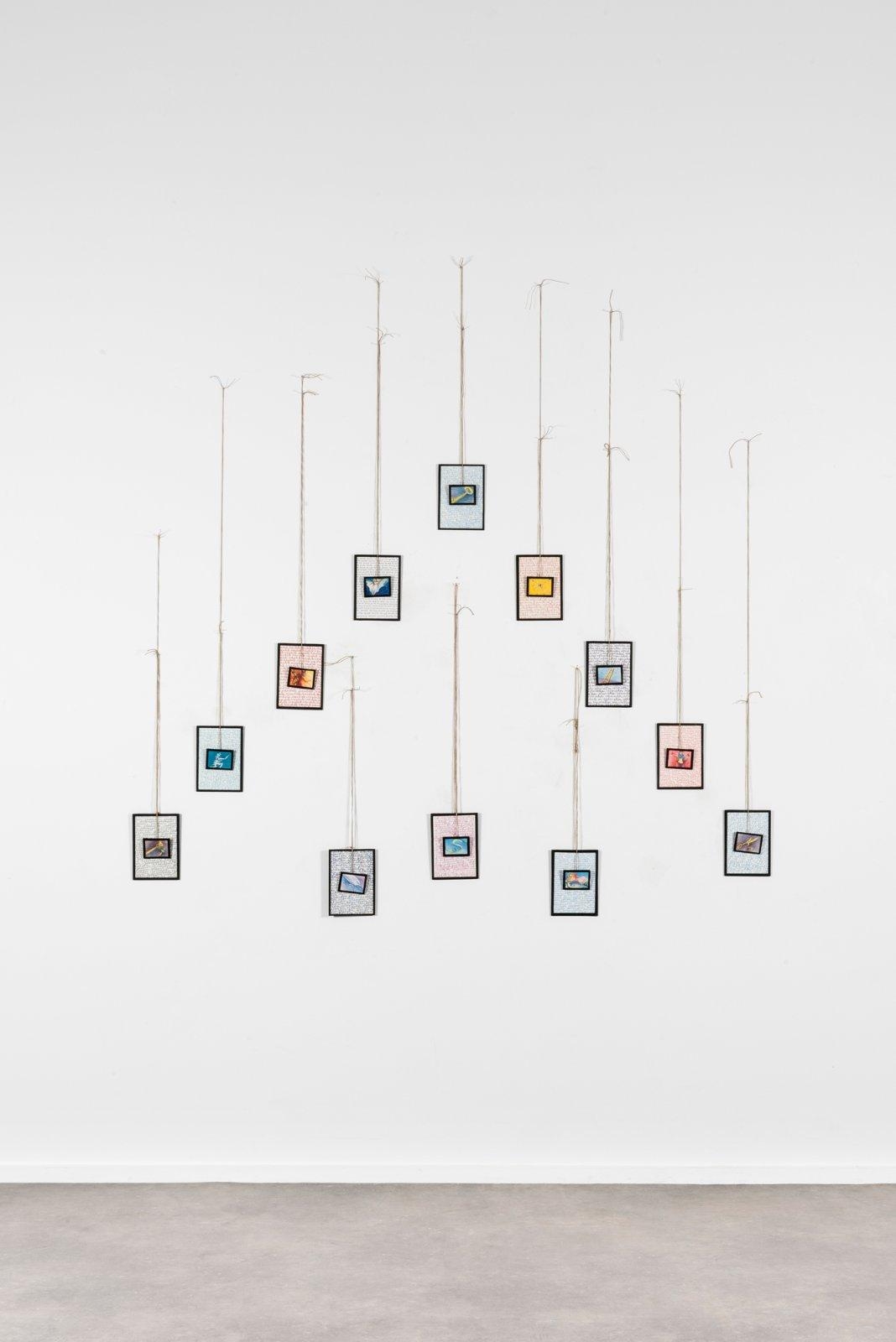 Annette Messager | Twelve Works: Mes vœux (en triangle) (1989) | MutualArt