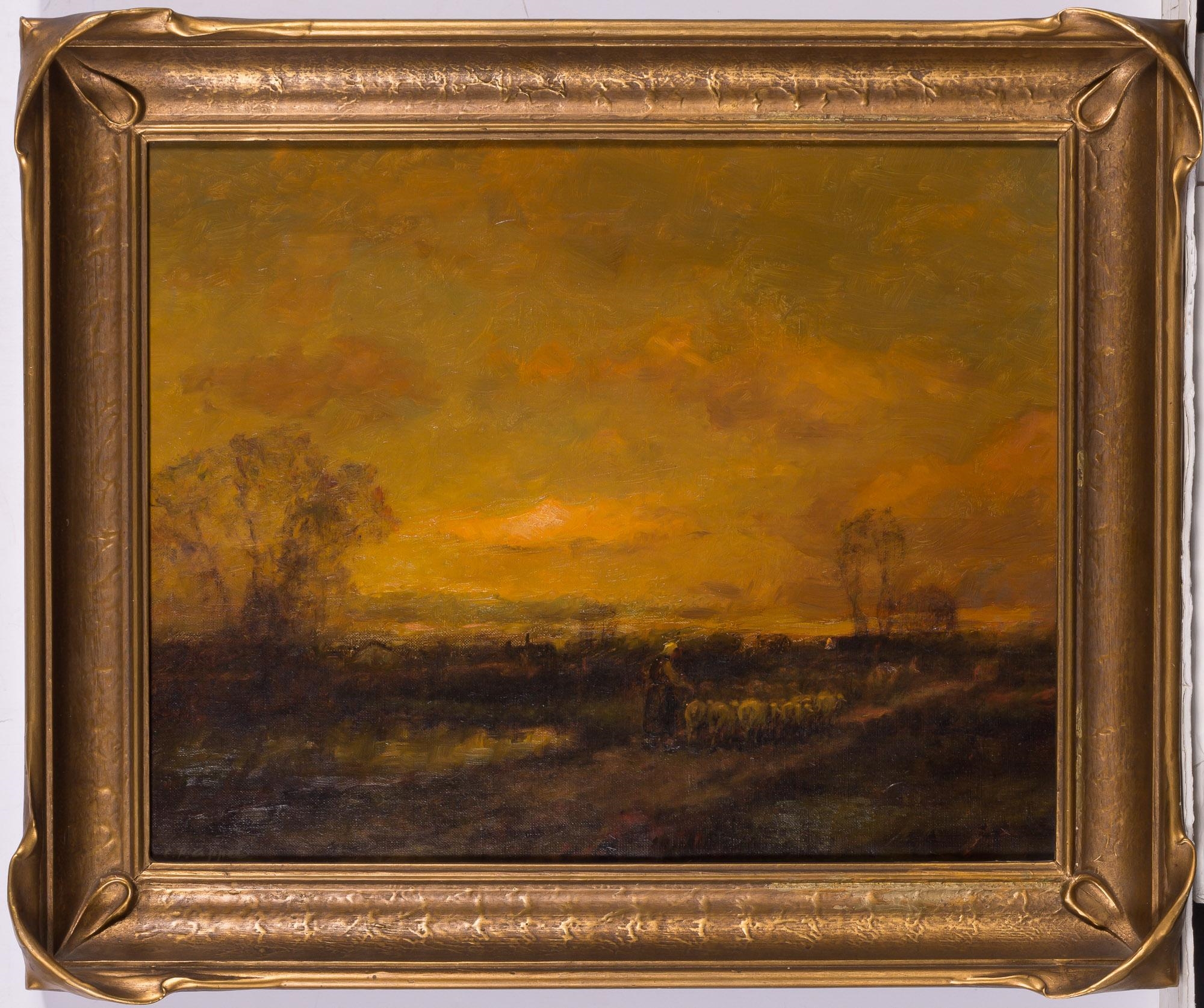 Charles P. Appel | Landscape with Sheep | MutualArt