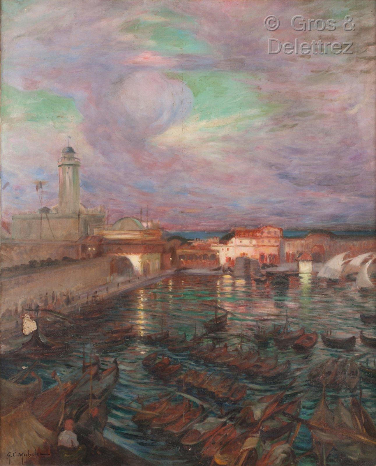 Georges C. Michelet | The port of Algiers | MutualArt