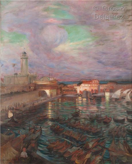 Georges C. Michelet | The port of Algiers | MutualArt