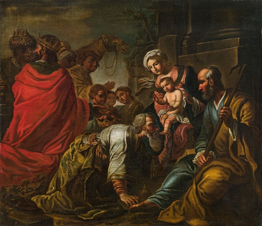 Neapolitan School, 17th Century | Adoration of the Magi | MutualArt