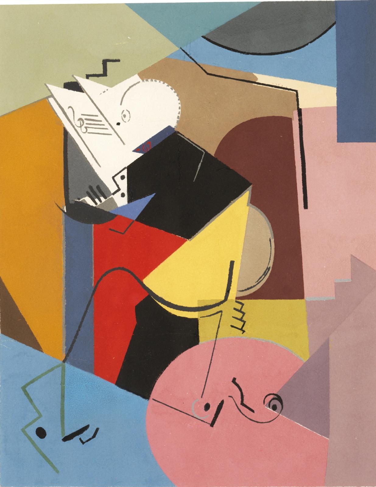 Albert Gleizes | Portrait de Florent Schmidt (1915) | MutualArt