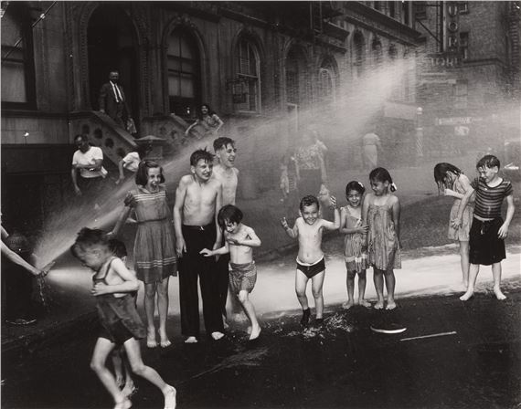 Arthur Fellig | Summer, Lower East Side (1955) | MutualArt
