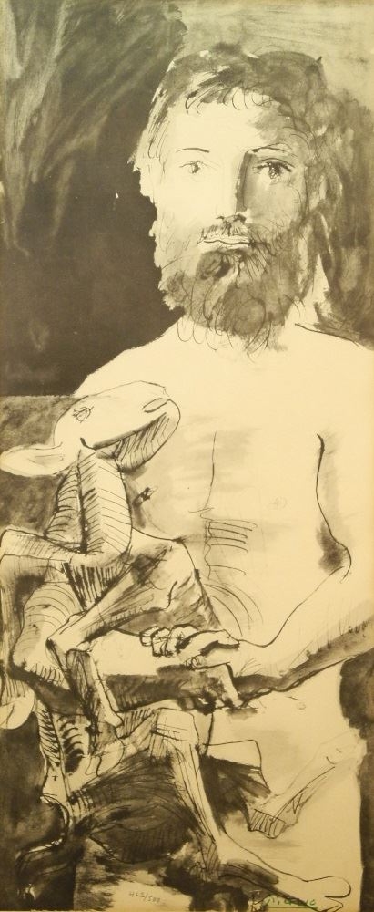 Pablo Picasso | Man with Sheep | MutualArt