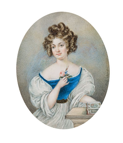 Carl von Saar | Portrait of Countess Sidonie Potocka | MutualArt