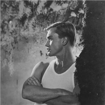 George Platt Lynes | Portrait Of Man In Chair | MutualArt