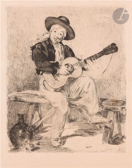 Édouard Manet | The Spanish Singer, or The Guitarero (1861) | MutualArt