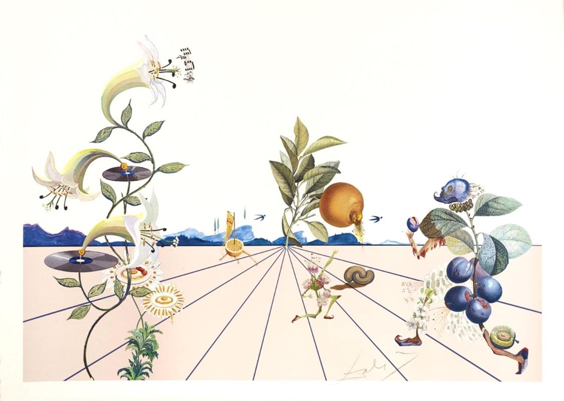 Salvador Dalí | Flordali II: La Rose Papillon (1981) | MutualArt