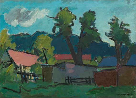 Robin Christian Andersen | Village landscape | MutualArt