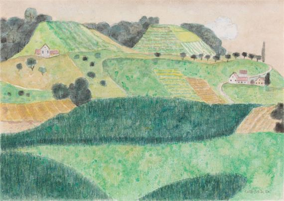 Herbert Breiter | Styrian vineyards (1987) | MutualArt
