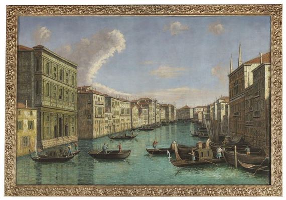 Canaletto | Vue du Grand Canal à Venise, de Palazzo Balbi au Pont de ...