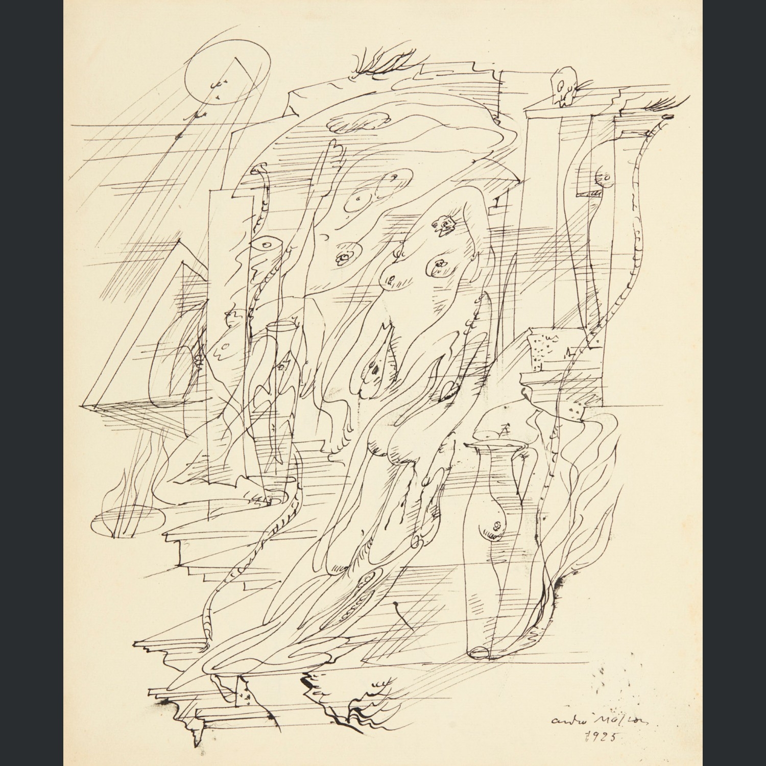 André Masson | Dessin automatique (1925) | MutualArt
