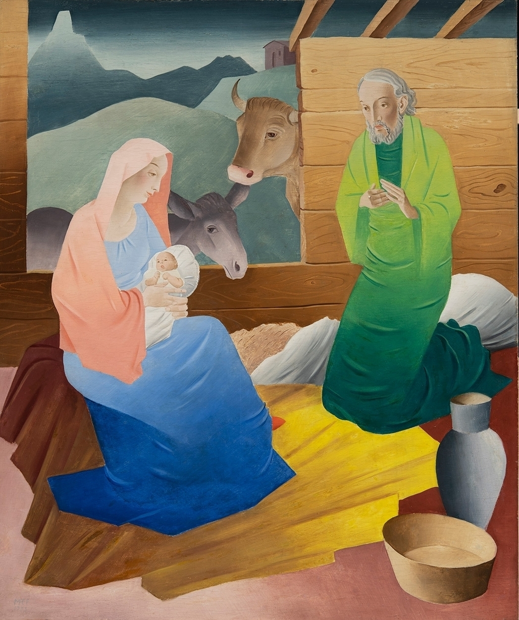 C. Pál Molnár | The Holy Family, (1933) | MutualArt