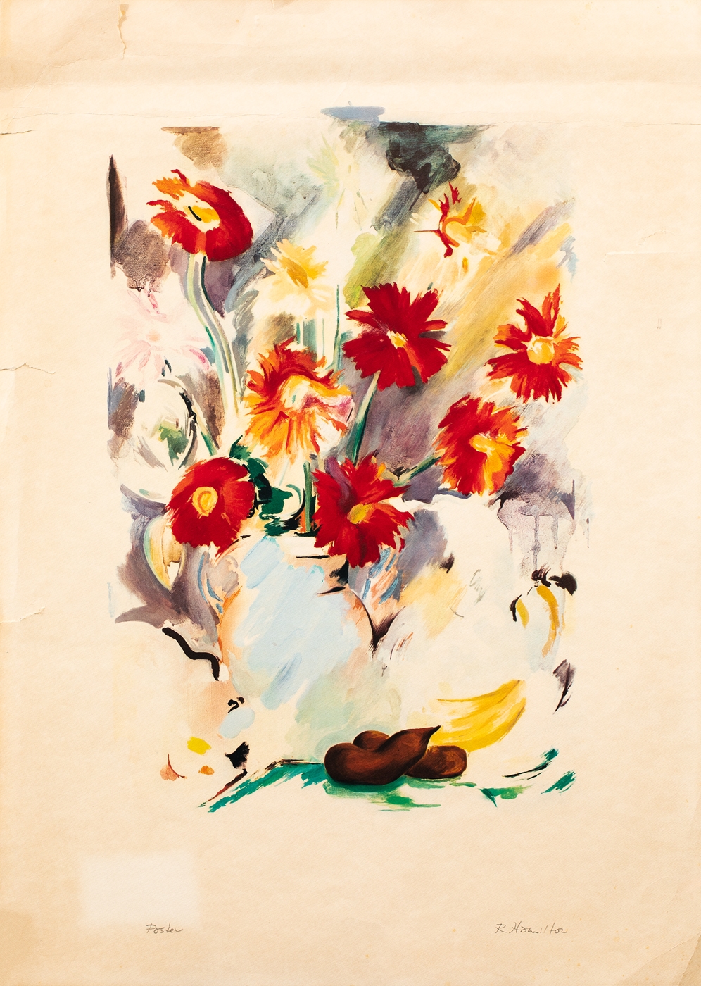 Richard Hamilton | Trichromatic flower-piece (Poster) | MutualArt