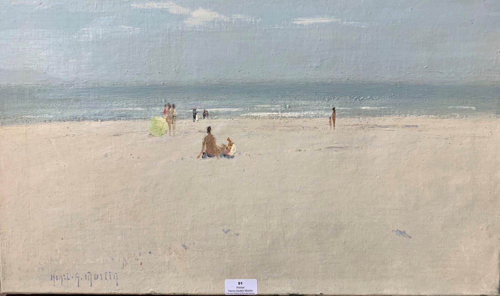 Henri André Martin | Plage | MutualArt