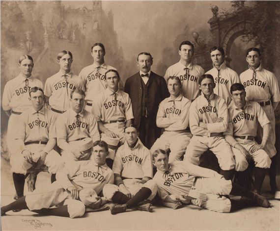 Elmer Chickering | 1902 Boston Beaneaters Large Cabinet Photograph ...