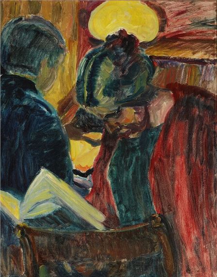 Sigurd Swane | Reading figures (1923) | MutualArt
