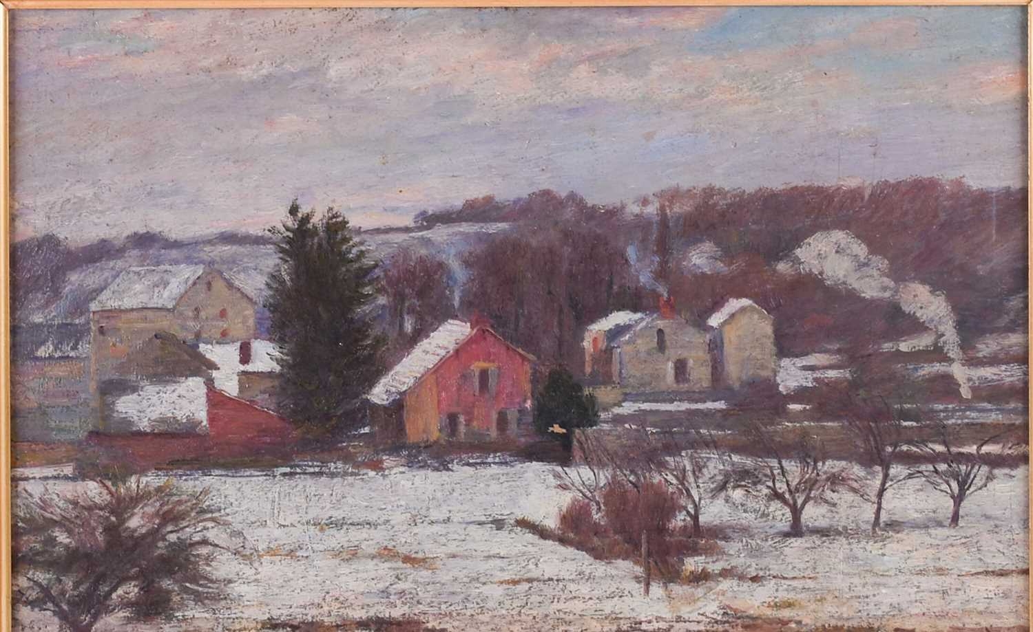 Charles-Jean Agard | Le Quartier du Moulin Sous la Neige | MutualArt