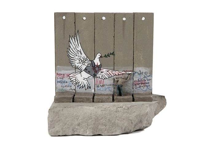 Banksy | Peace Dove. West Bank, Walled Off Hotel (2018) | MutualArt