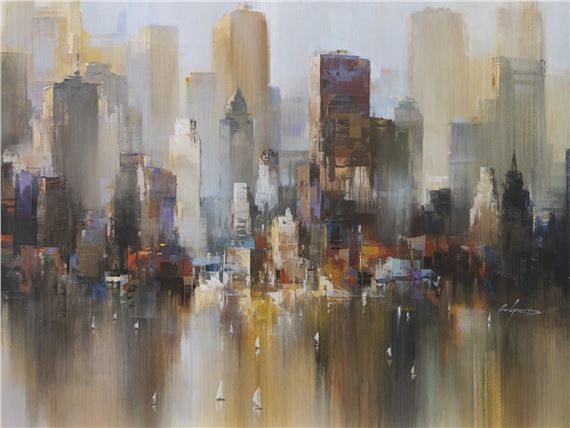 Wilfred Lang | IN THE HARBOUR | MutualArt