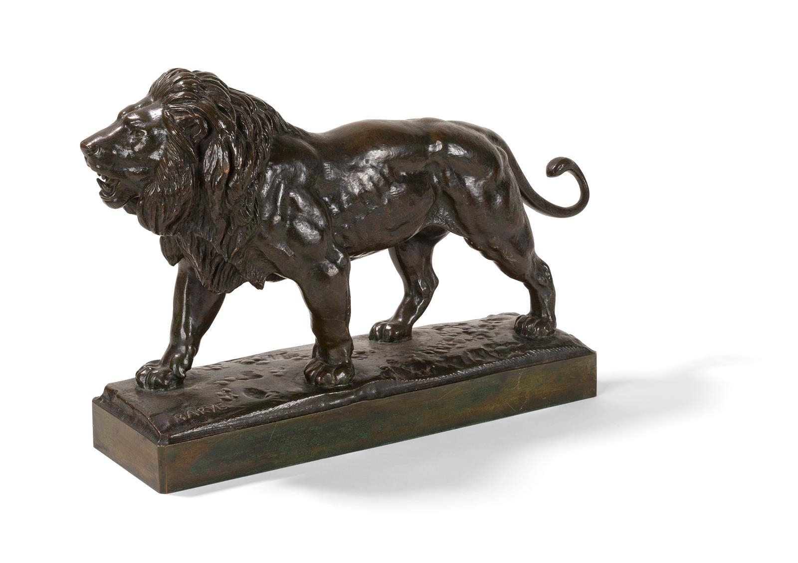 Antoine-Louis Barye | Lion passant | MutualArt