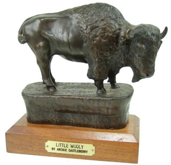 Archie Castleberry | Little Wooly, of a young buffalo cow with the ...