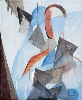 Jean Crotti | Femme (1924) | MutualArt