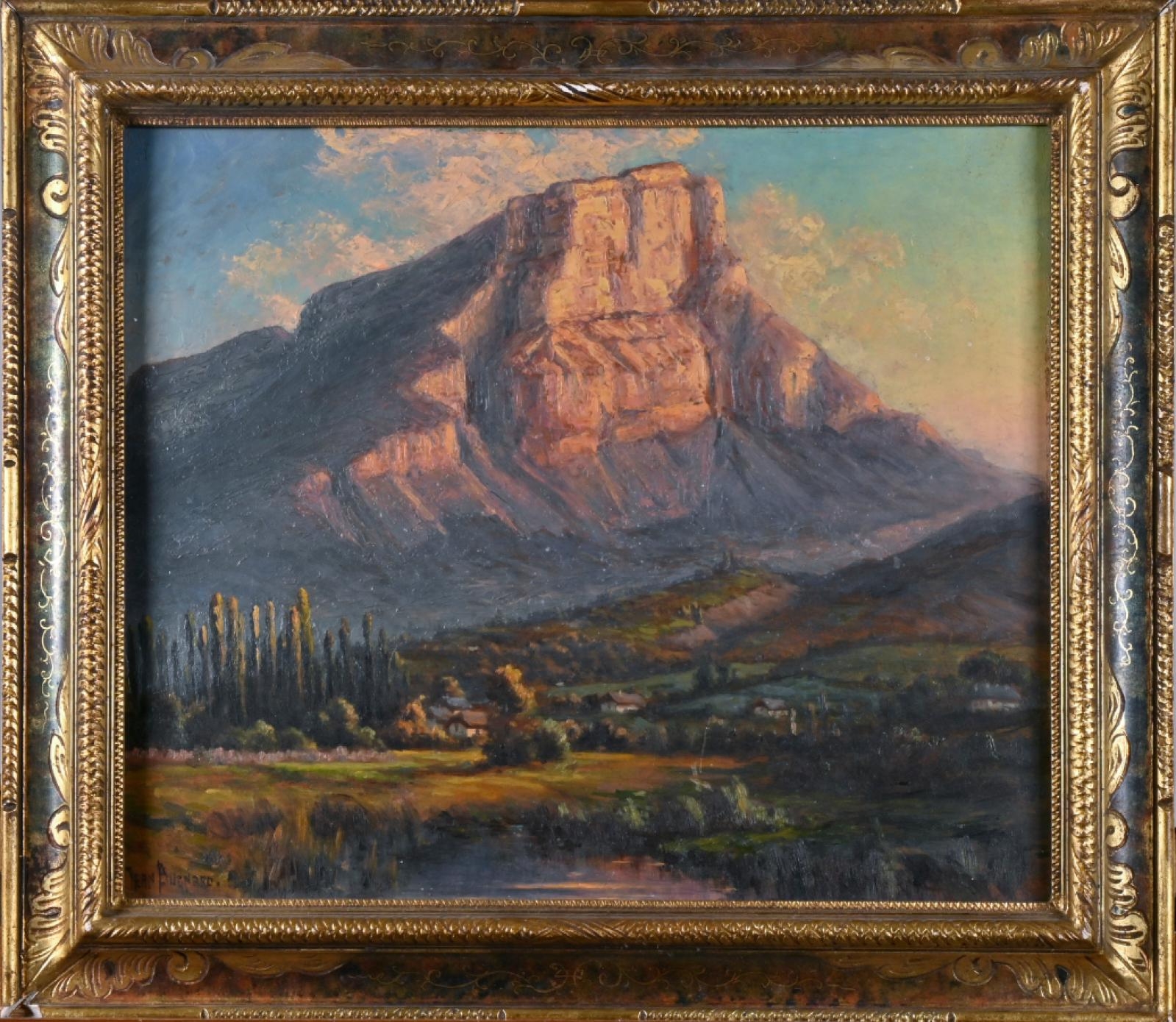 Jean-Marius Bugnard | Sleeping on the Mont Granier seen from Apremont ...