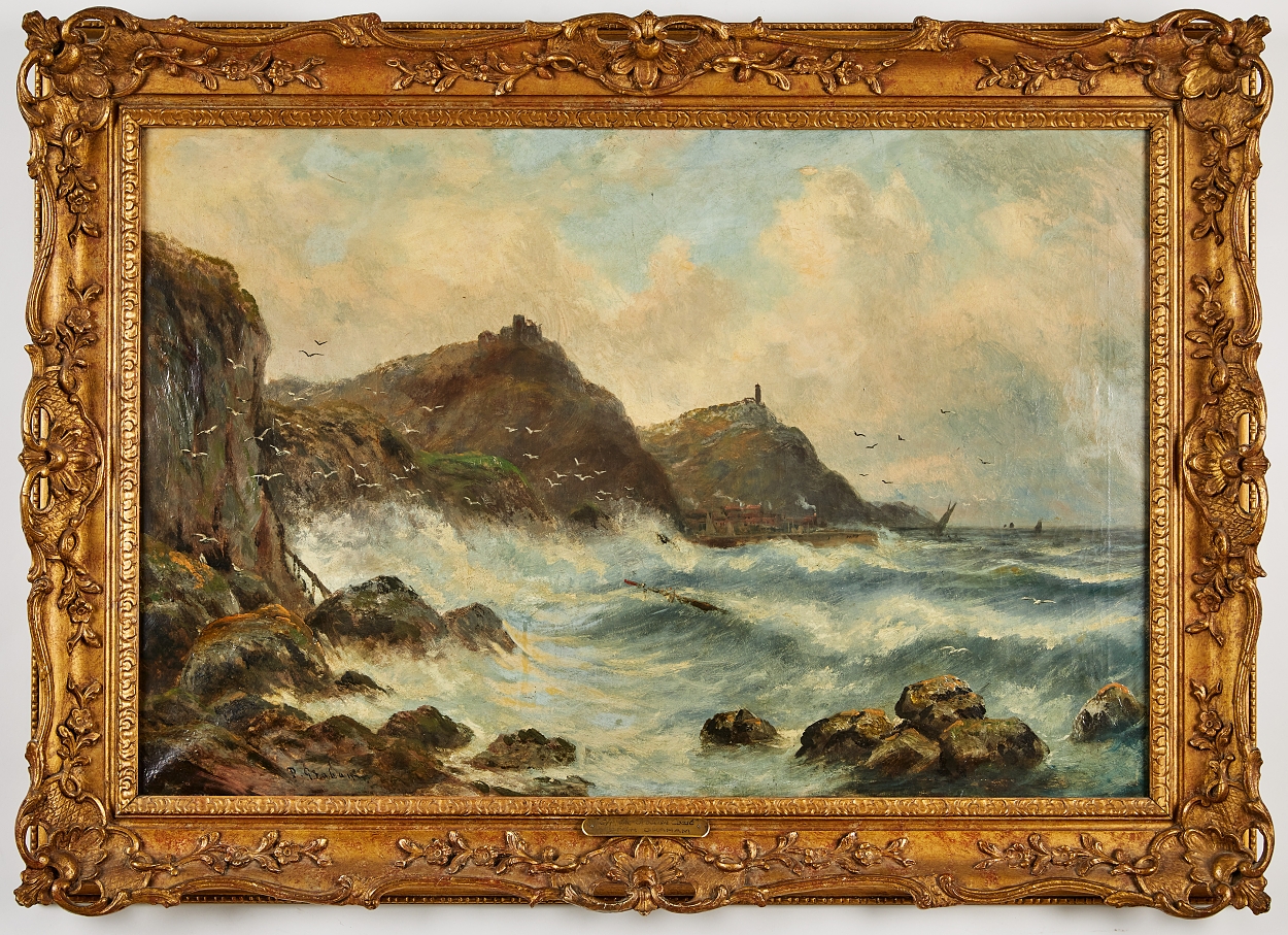 Peter Graham | Seascape - Cormorants of the Scottish Coast | MutualArt