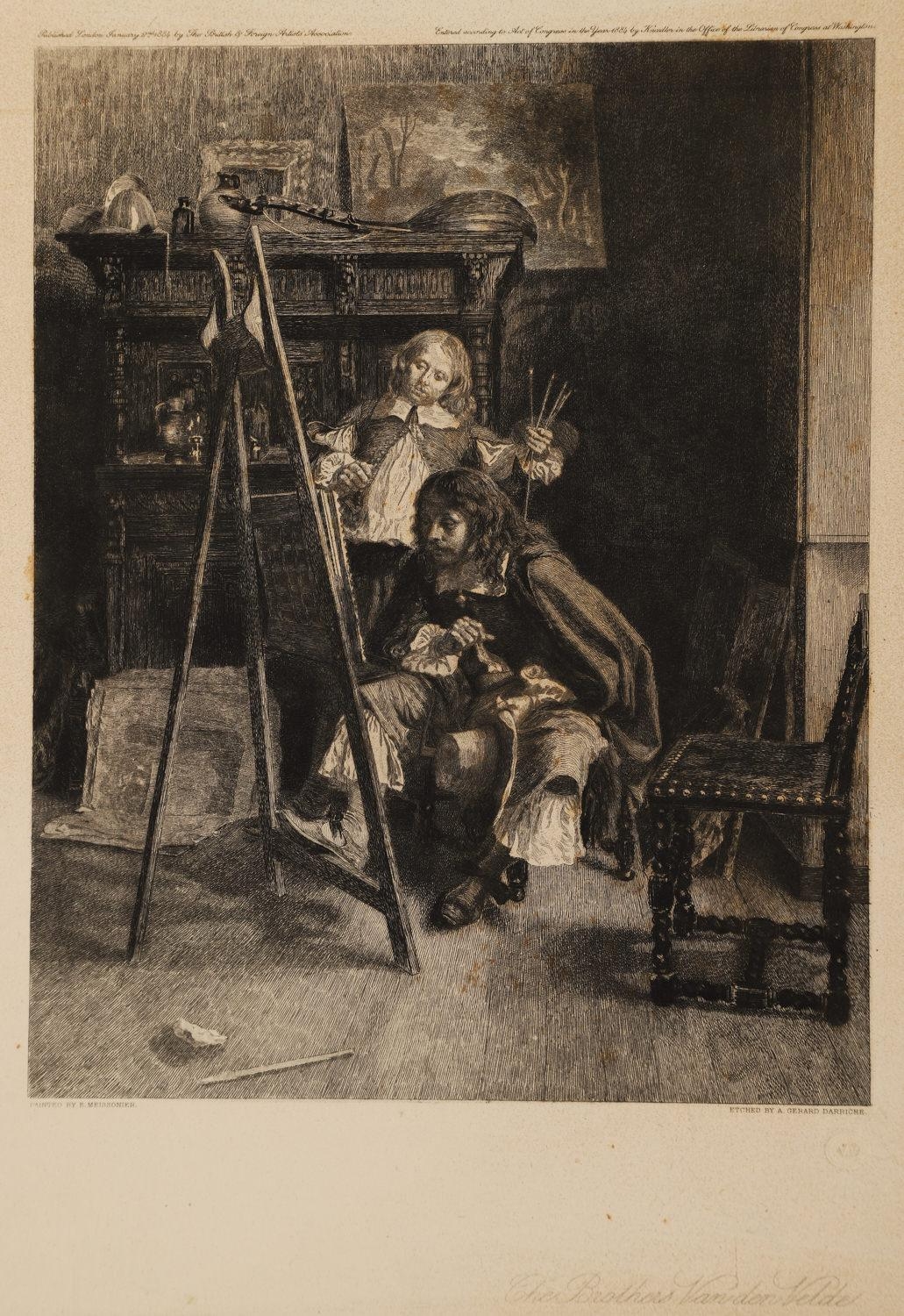 Jean-Louis-Ernest Meissonier | The Brothers Van Den Velde (1884 ...