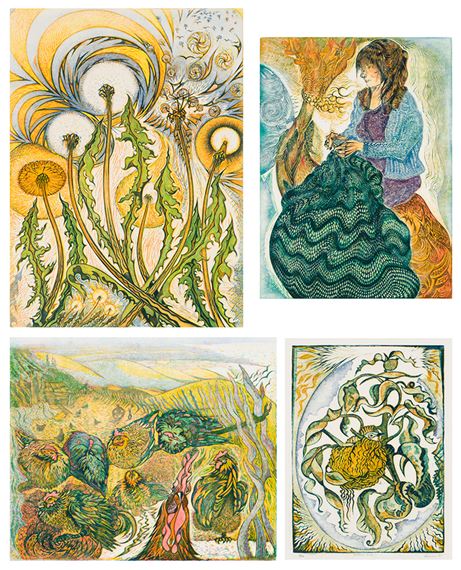 Richard Calver | Set of 4 Linocuts | MutualArt